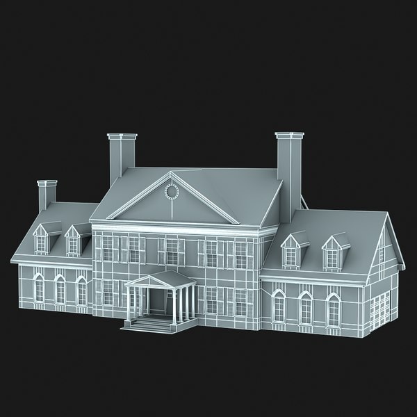3d classic georgian model