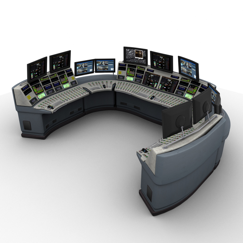control room 3d max