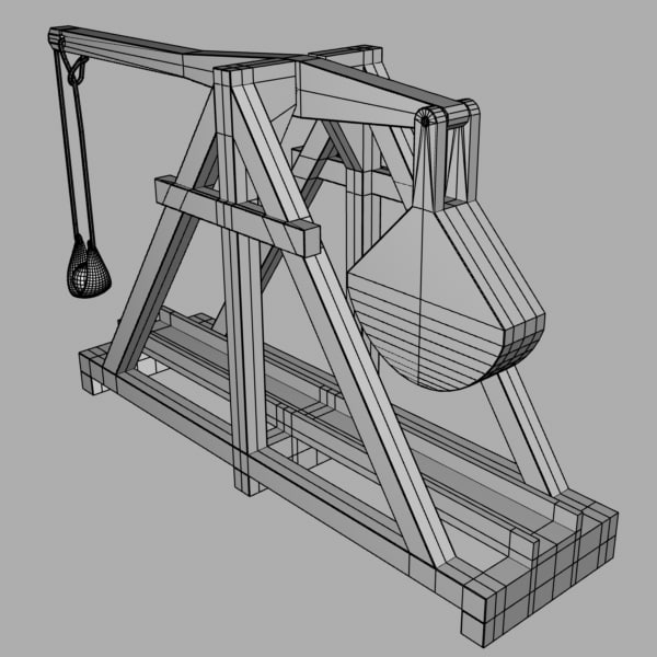 3d trebuchet model