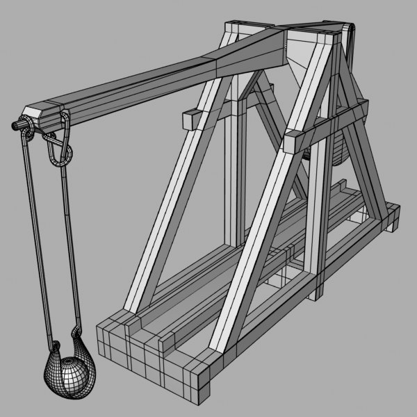 3d trebuchet model