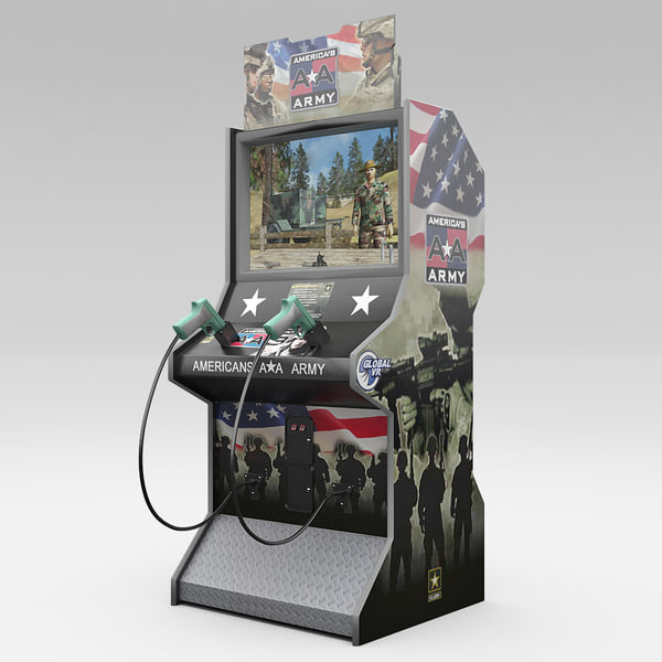3d arcade americas army model