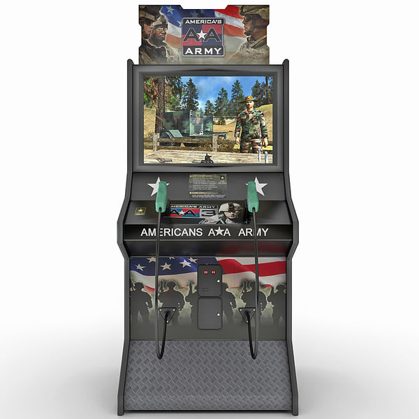 3d arcade americas army model