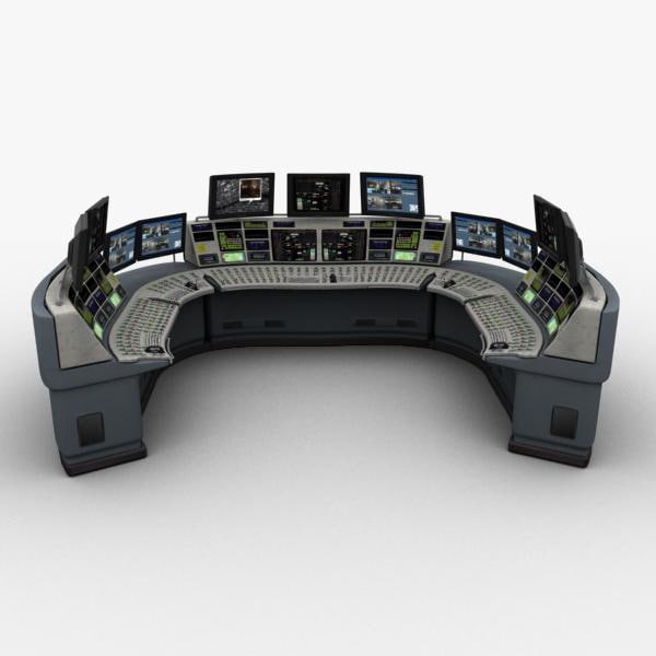 control room 3d max