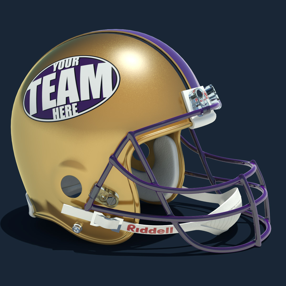 3ds football helmet