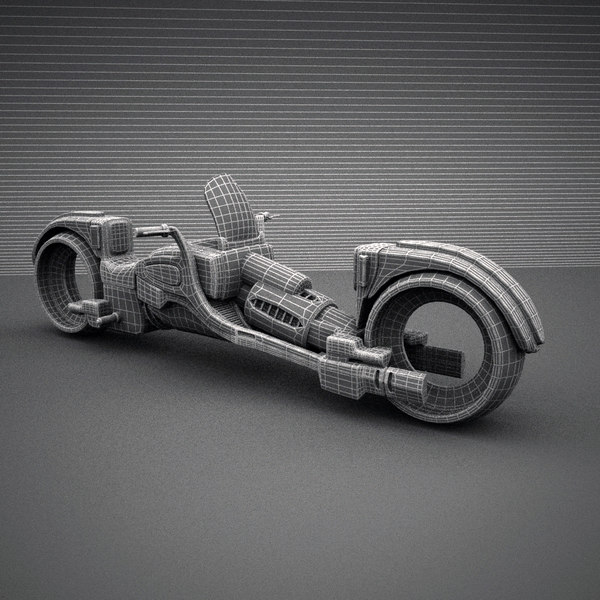 sci fi astral motorcycle 3d 3ds