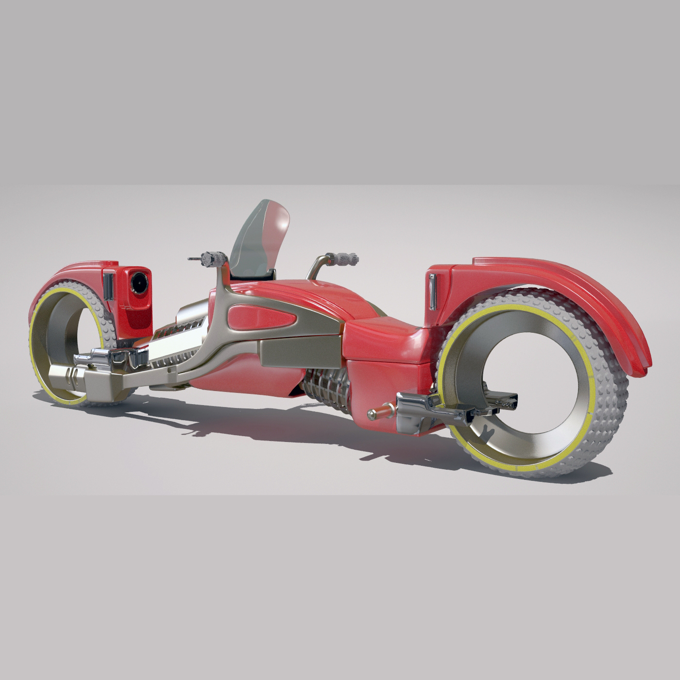 sci fi astral motorcycle 3d 3ds