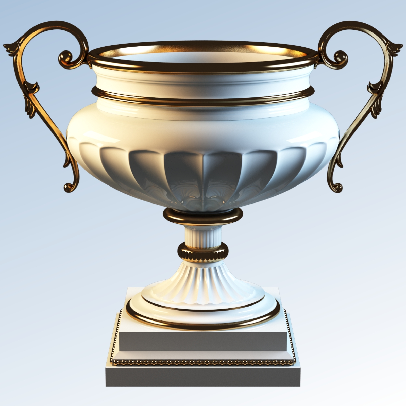 3d classical vase 2 model