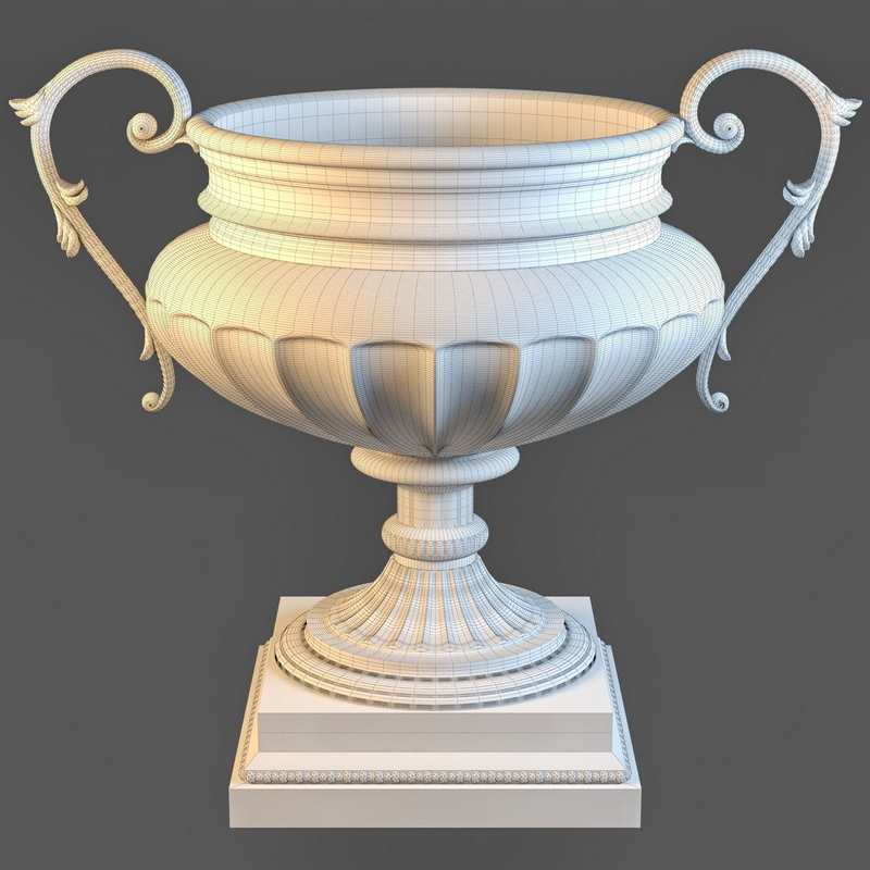 3d classical vase 2 model