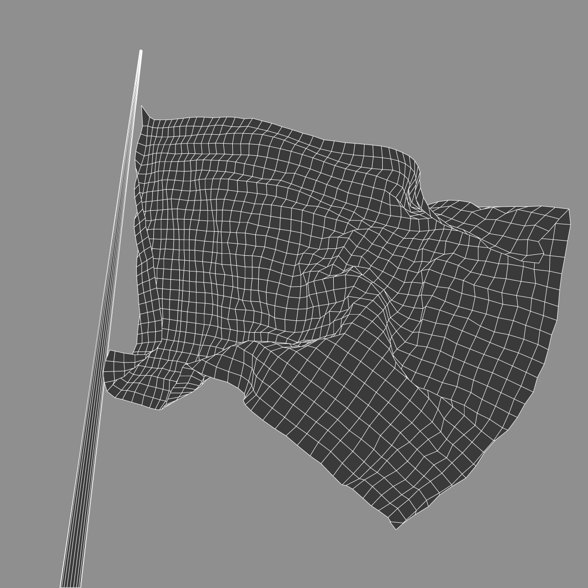 maya animation flag