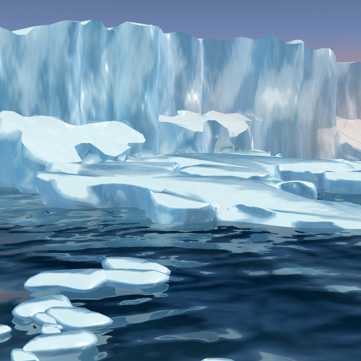 iceberg ice berg 3d 3ds