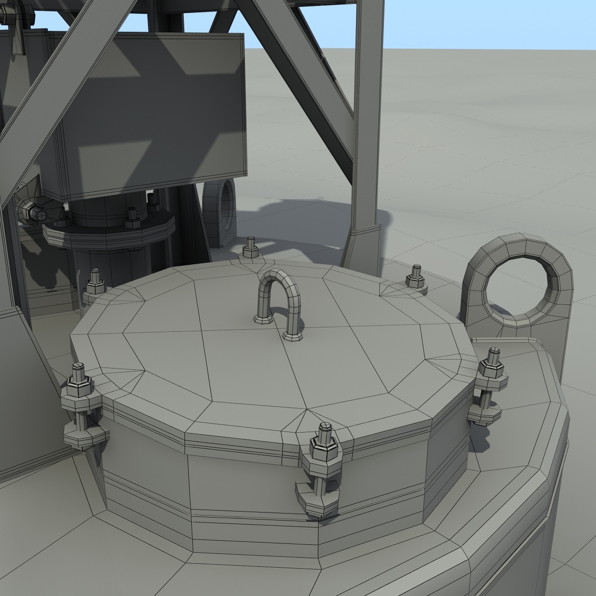 navigational buoy 3d model