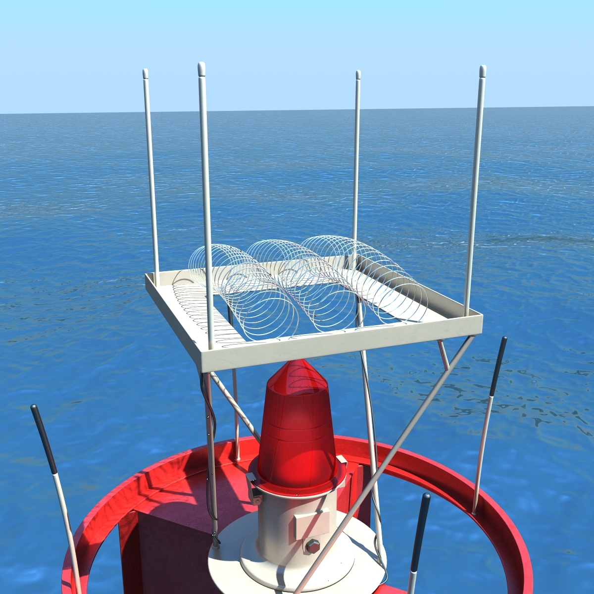 navigational buoy 3d model