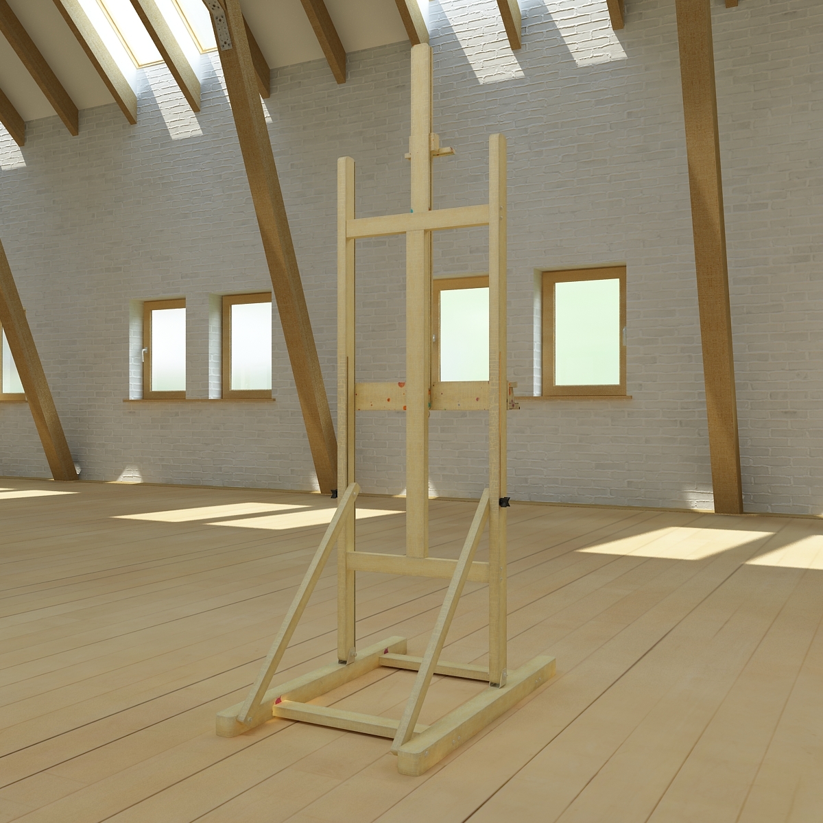3d easel model