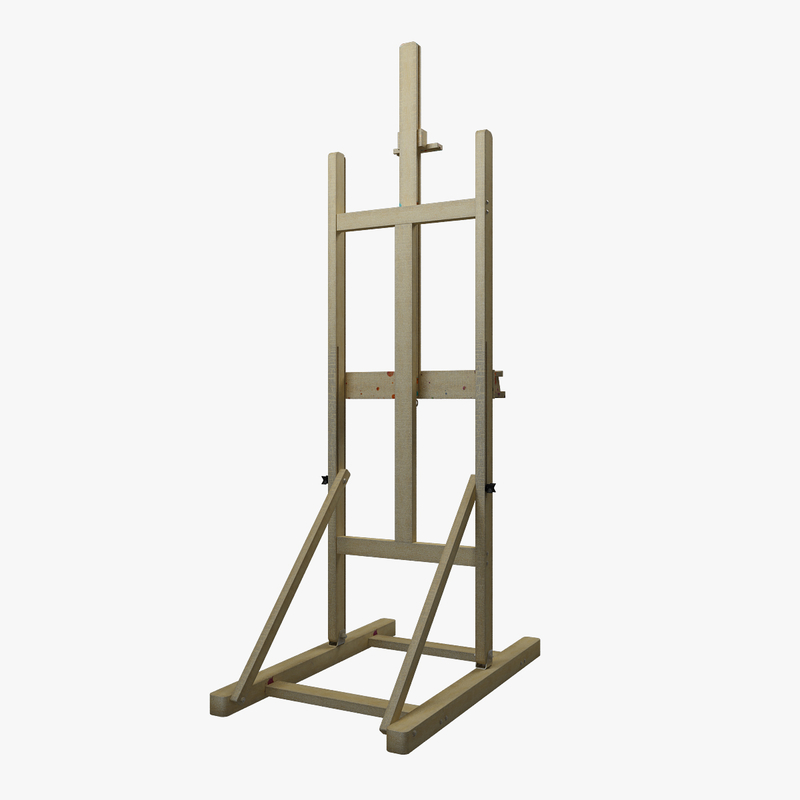 3d easel model