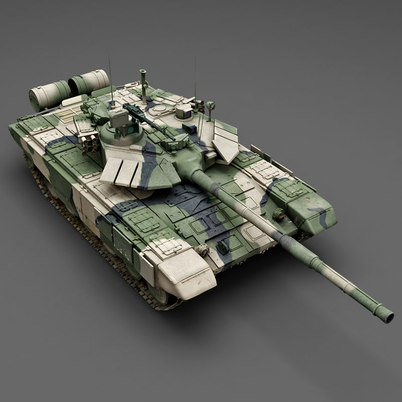 realistic battle tank t-90 3d max