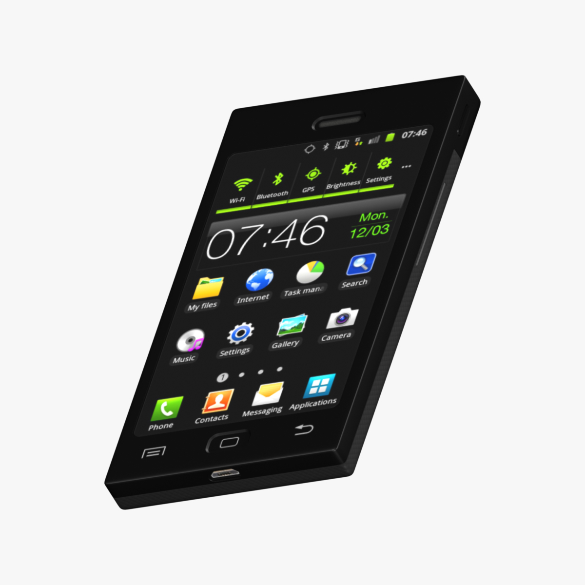 3d model generic phone