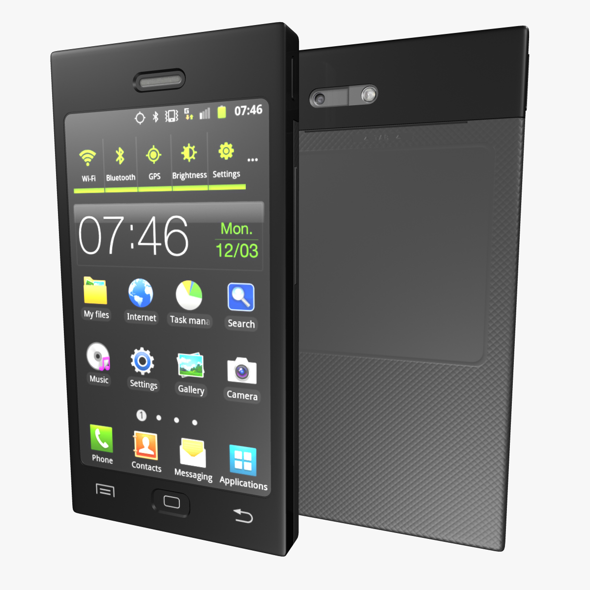 3d model generic phone