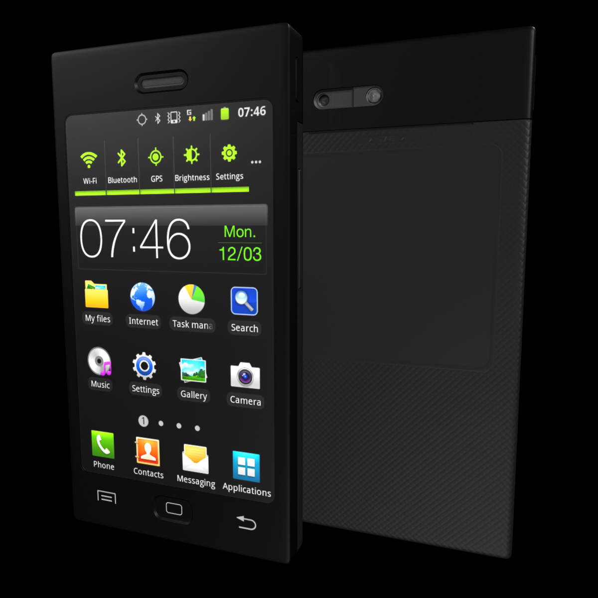 3d model generic phone