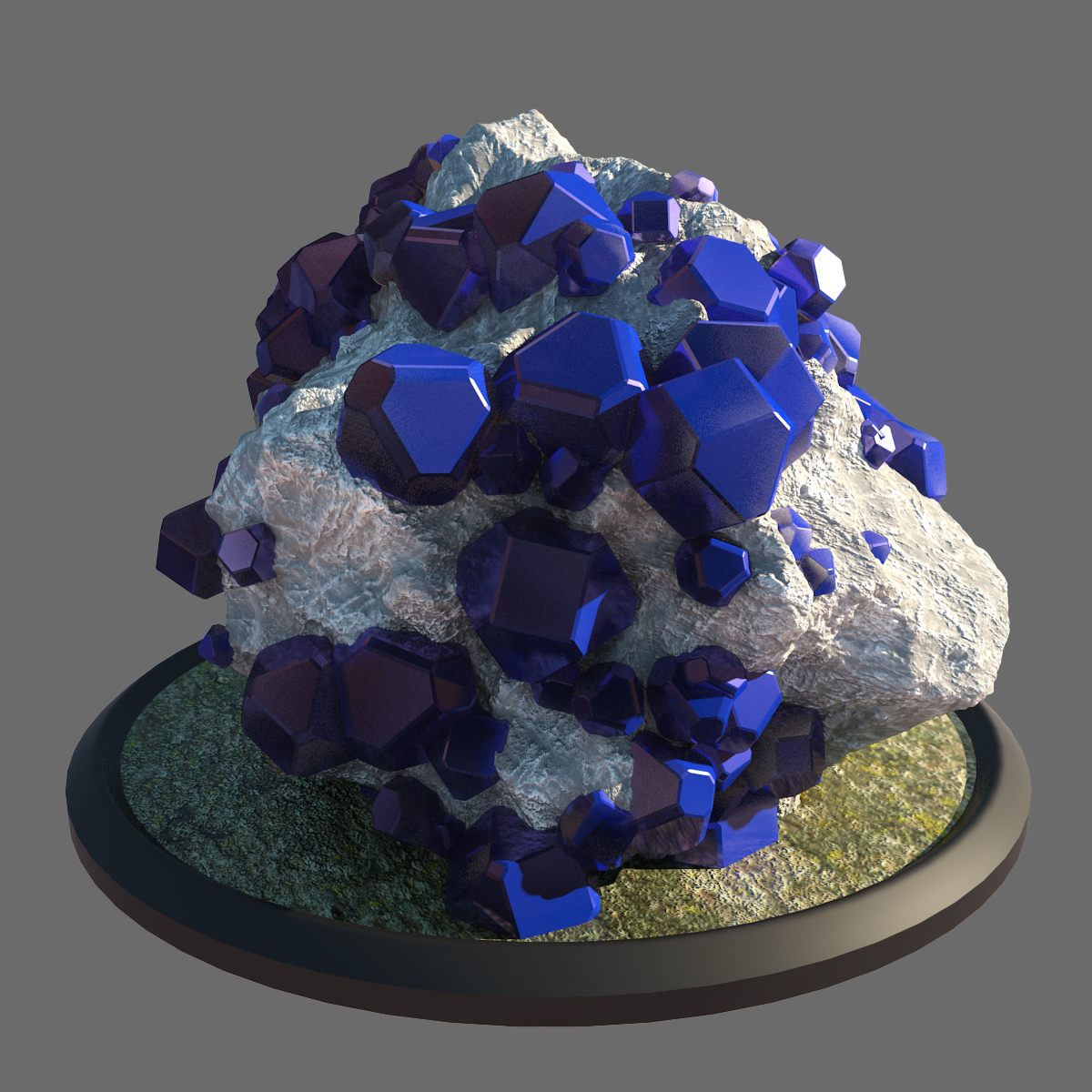 natural crystal 3d max