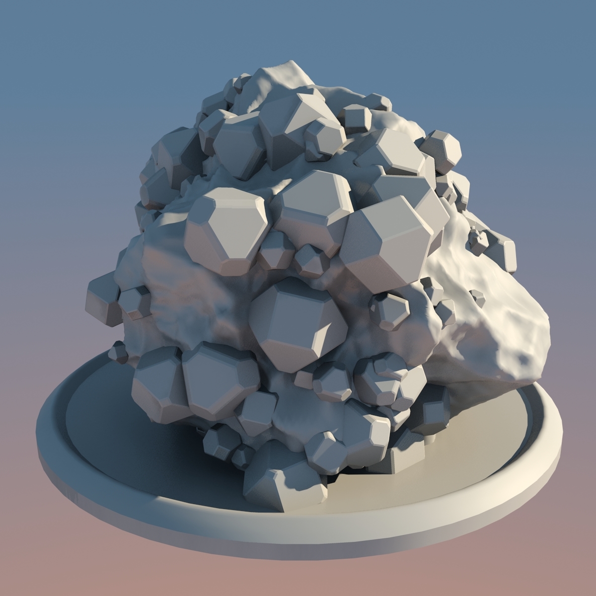 natural crystal 3d max