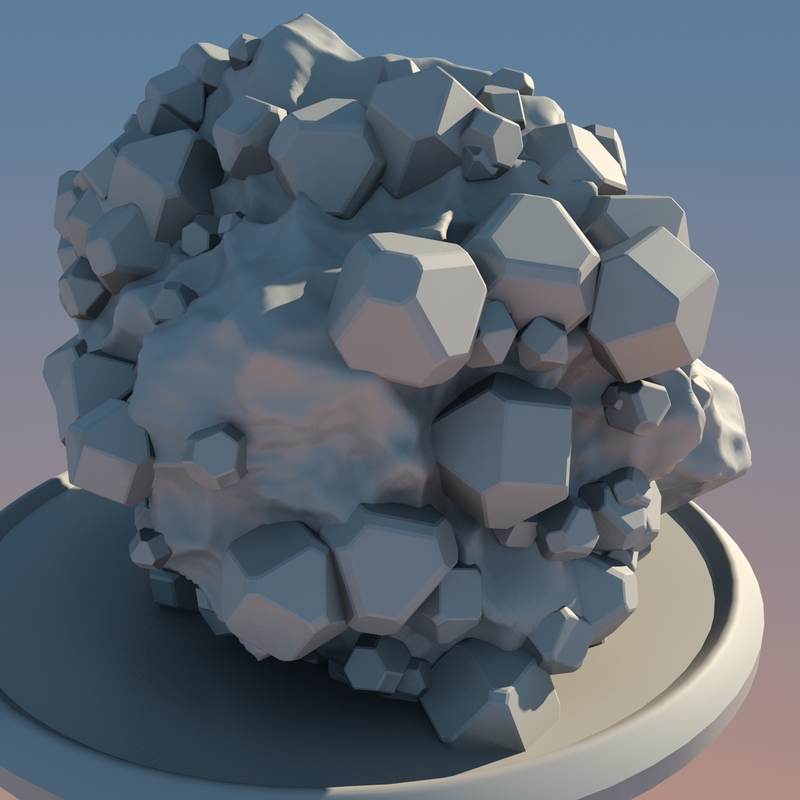 natural crystal 3d max