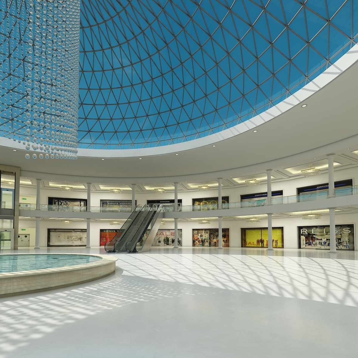 3d model shopping mall 5