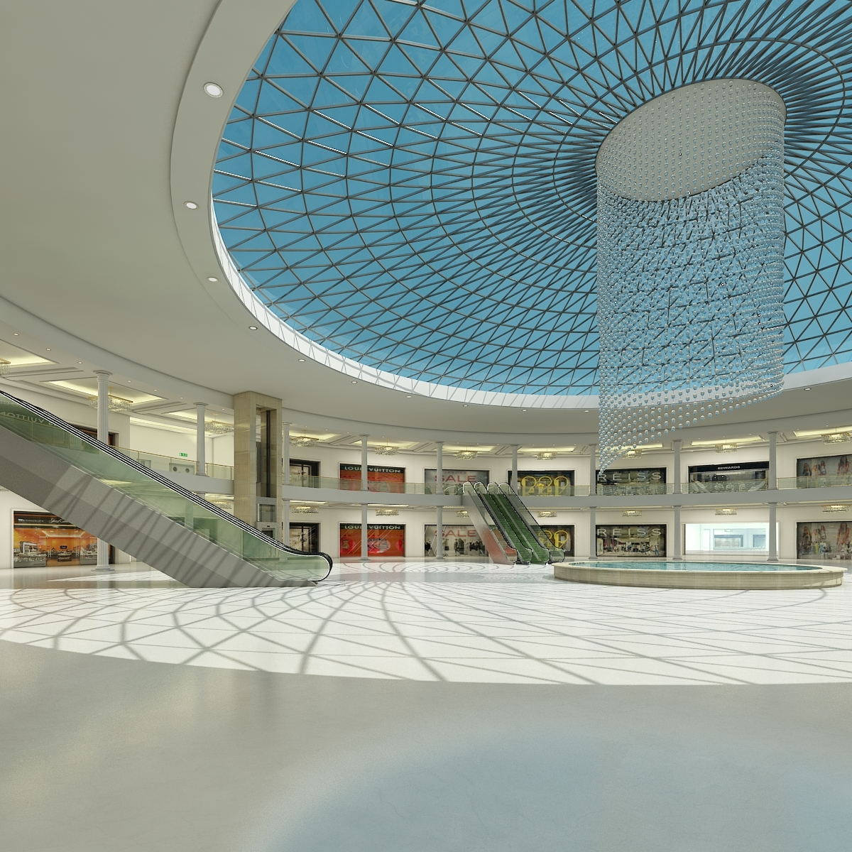 3d model shopping mall 5