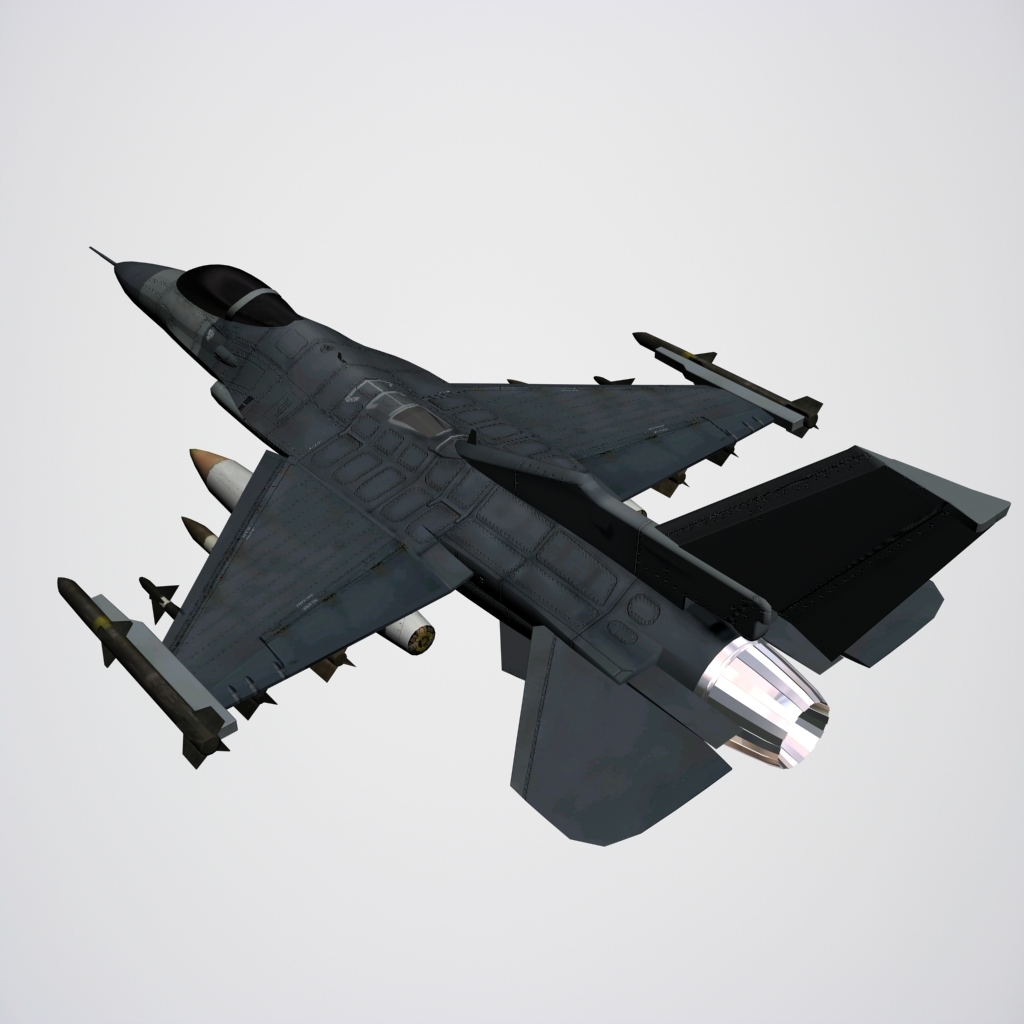 3d model f16