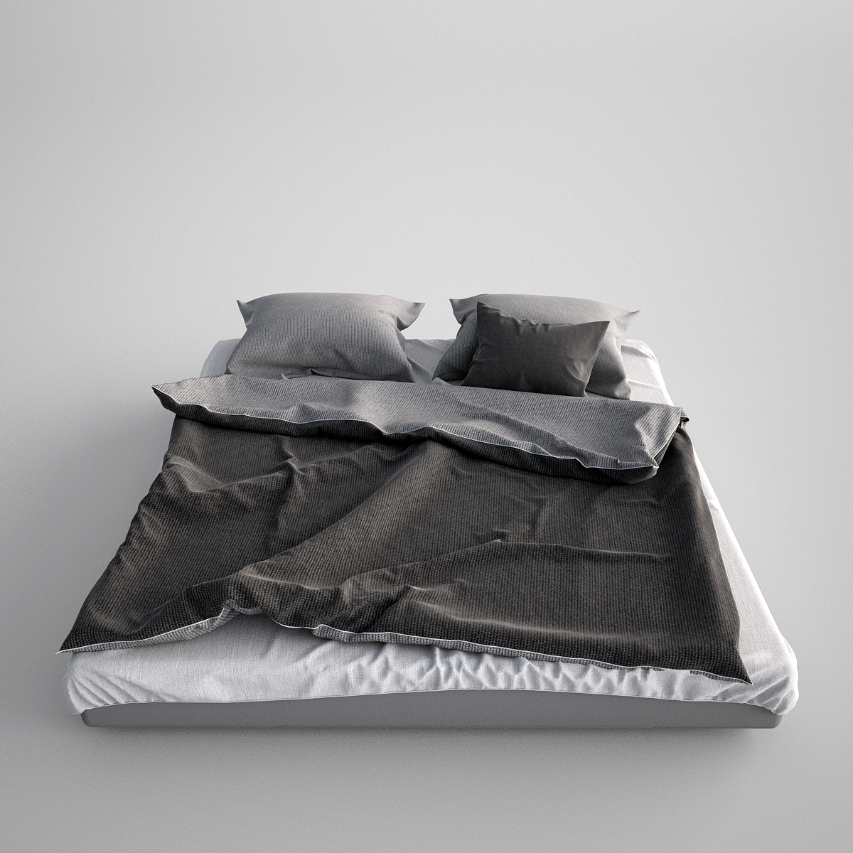 bed blanket 3d model