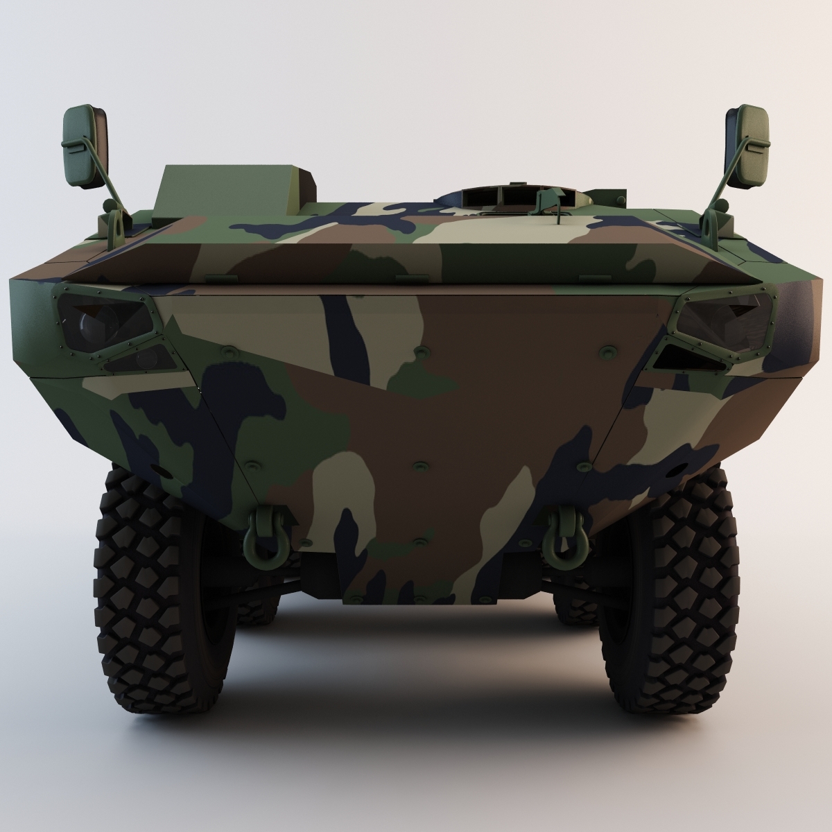 3d model iveco superav 8x8 armored