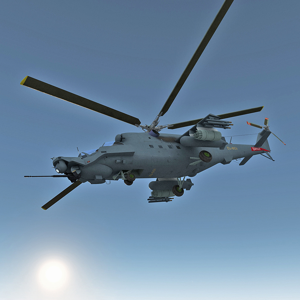 3d mi 24 super hind