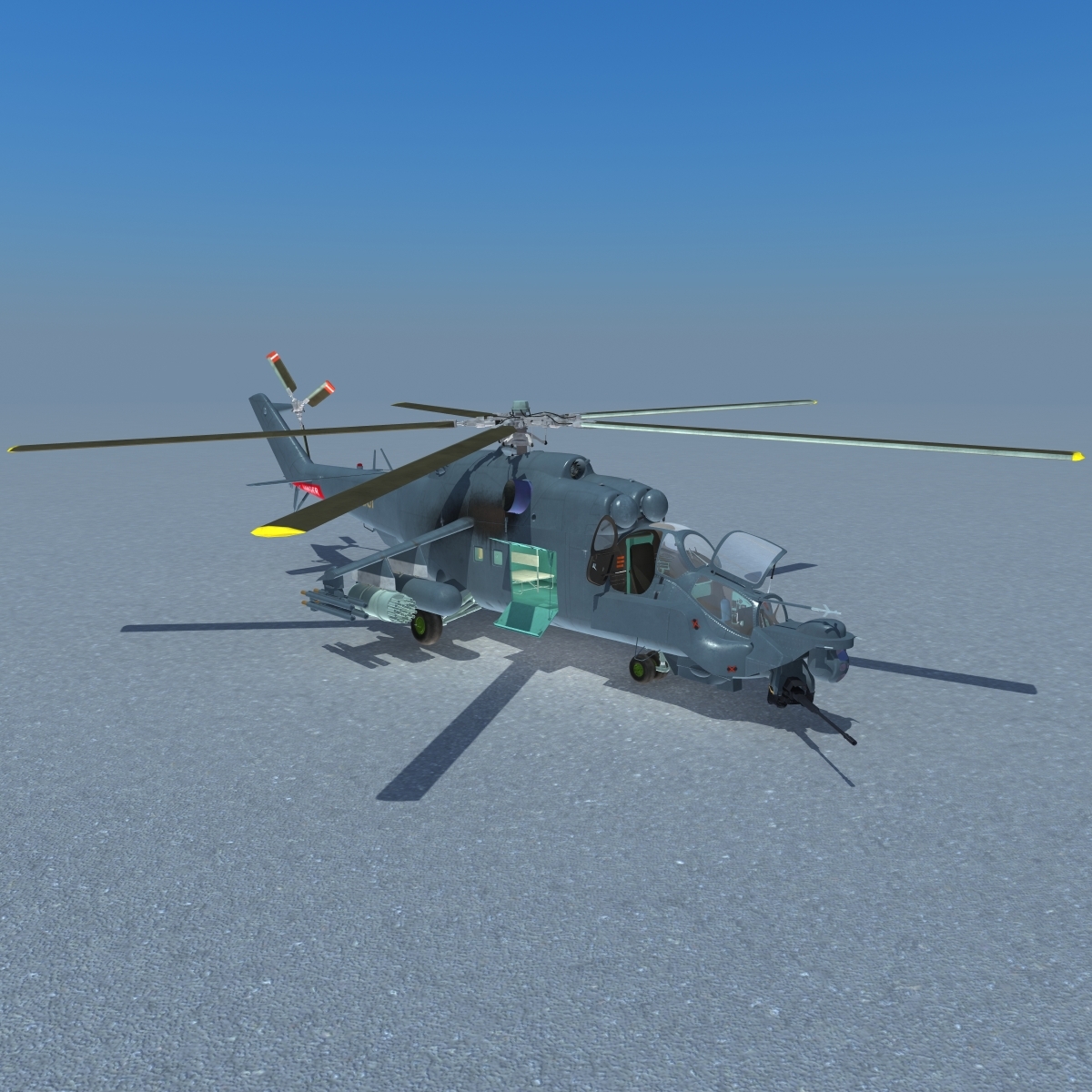 3d mi 24 super hind