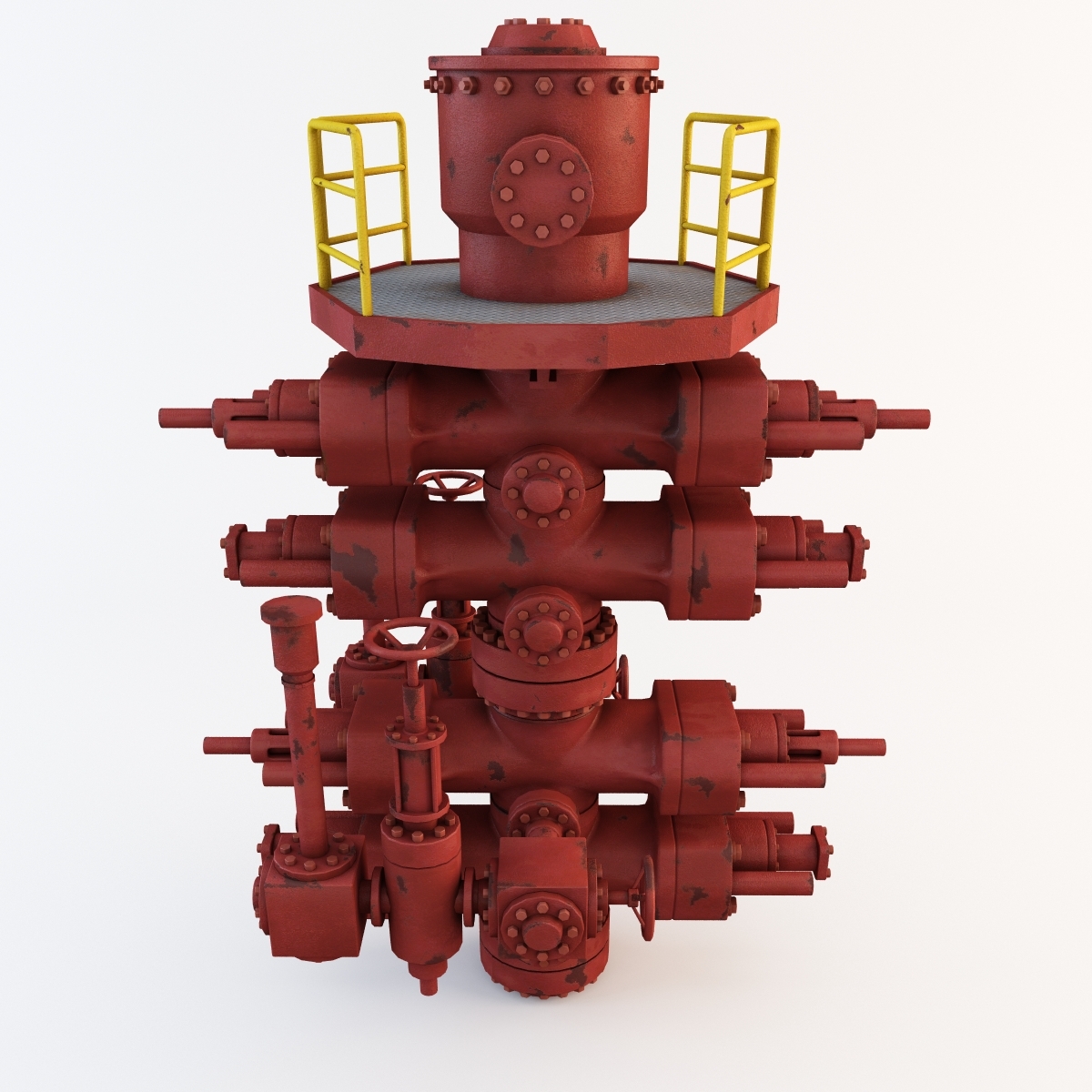 3d model rig bop stack