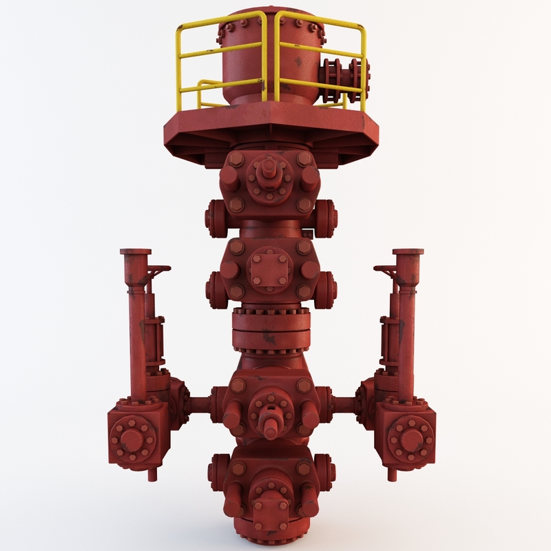 3d model rig bop stack