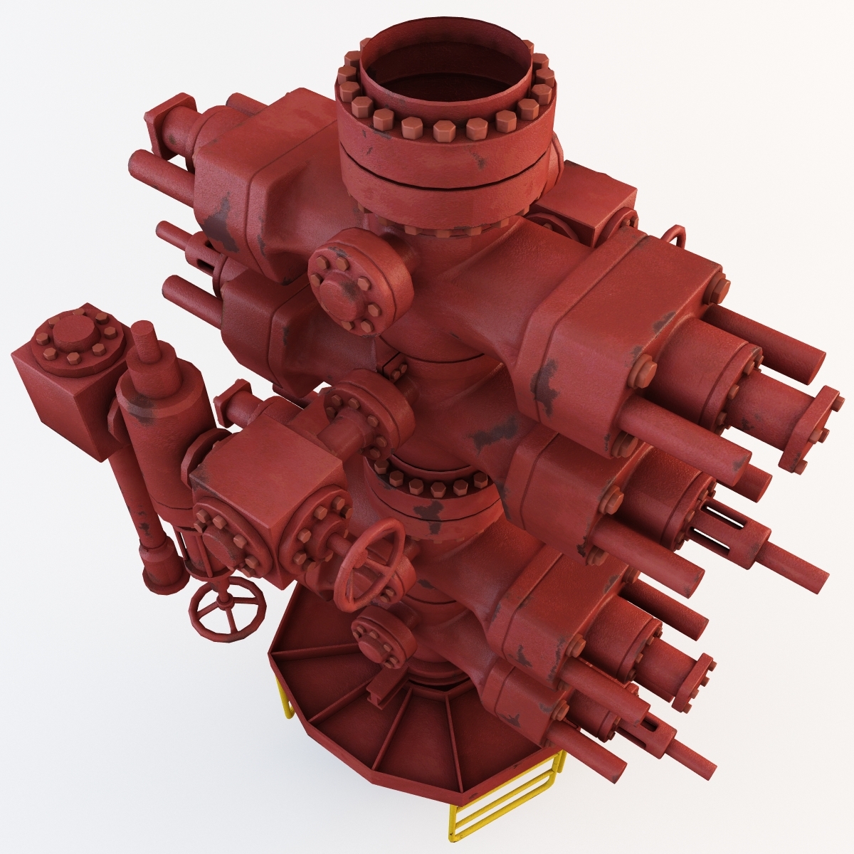 3d model rig bop stack