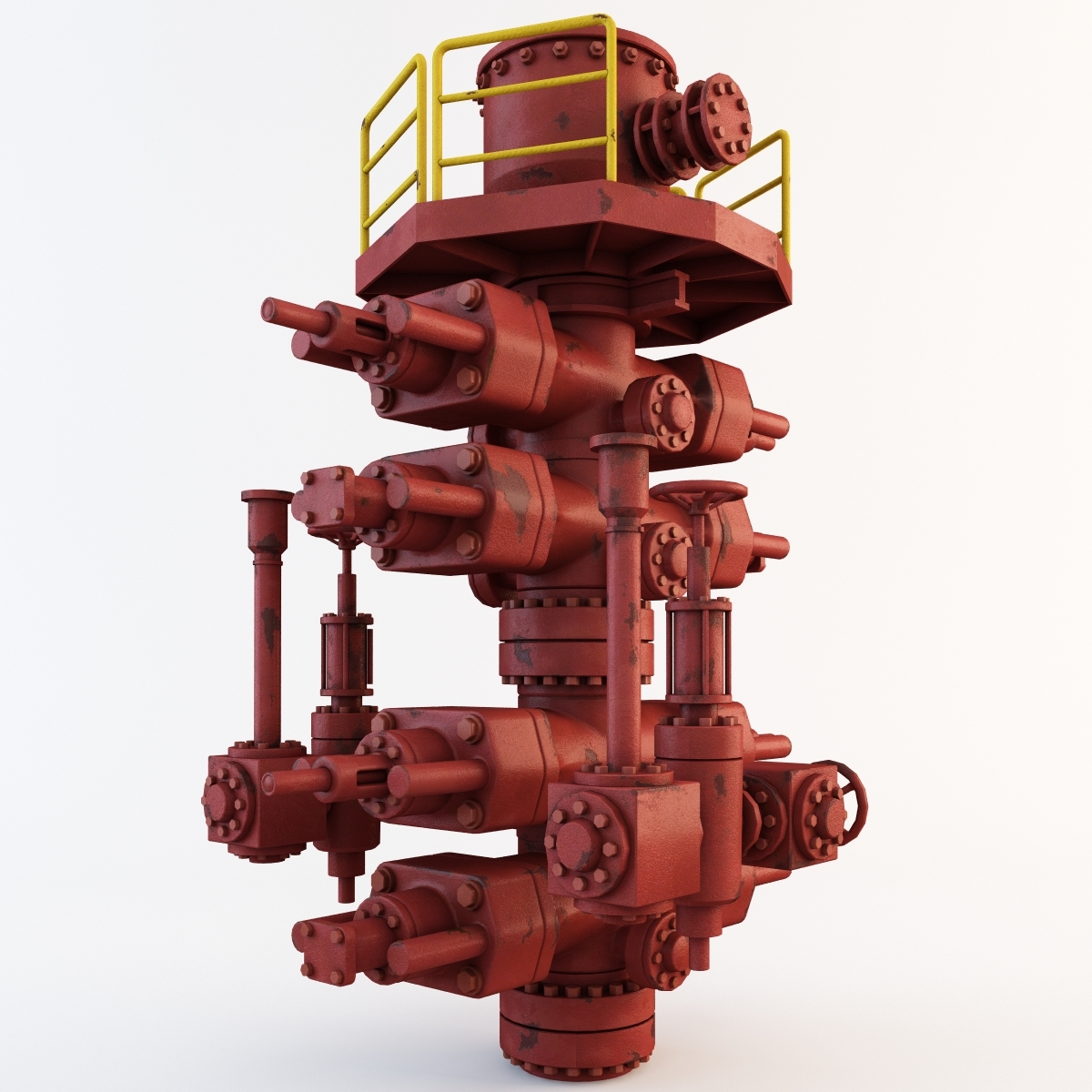 3d model rig bop stack