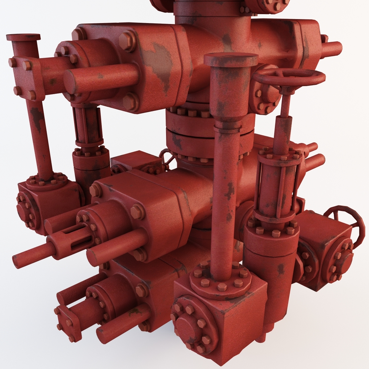 3d model rig bop stack