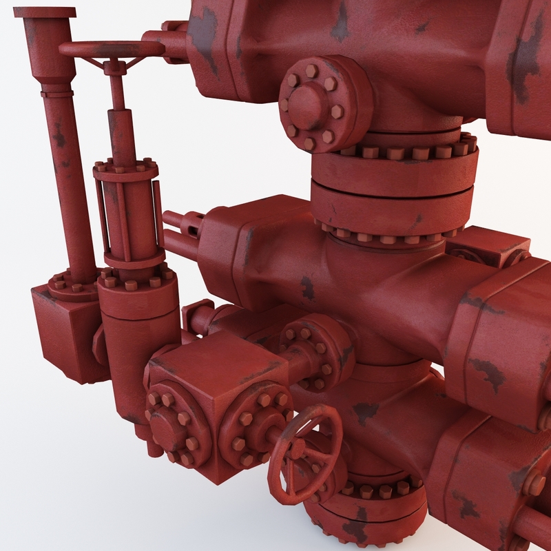 3d model rig bop stack