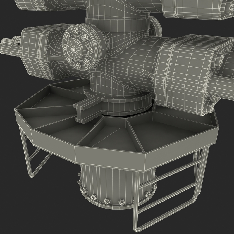 3d model rig bop stack