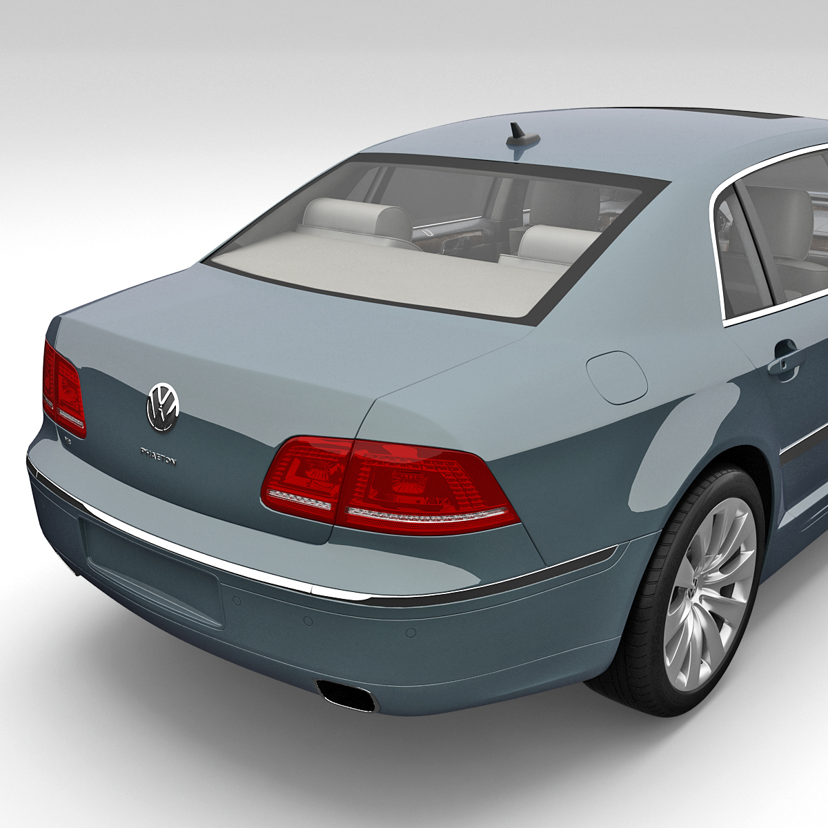 3d volkswagen phaeton 2011 car model