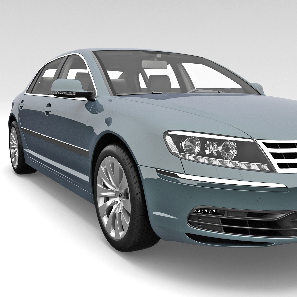 3d volkswagen phaeton 2011 car model