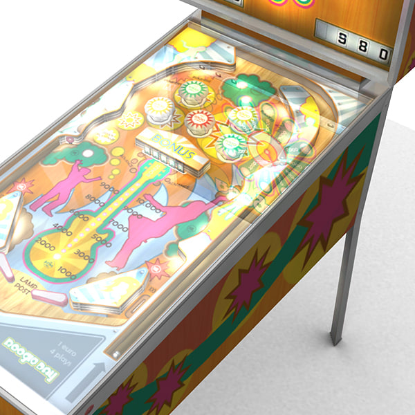 3d pinball machine simulations
