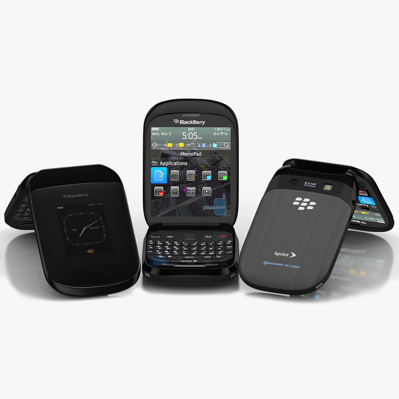 3ds max blackberry style 9670 cellphone