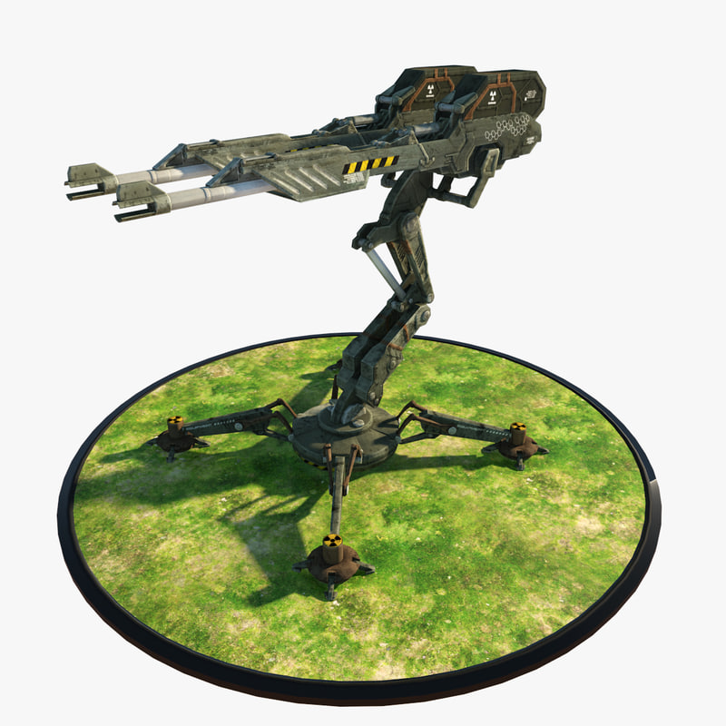 3d gun turret