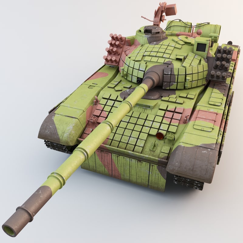 polish pt-91 twardy main 3d model