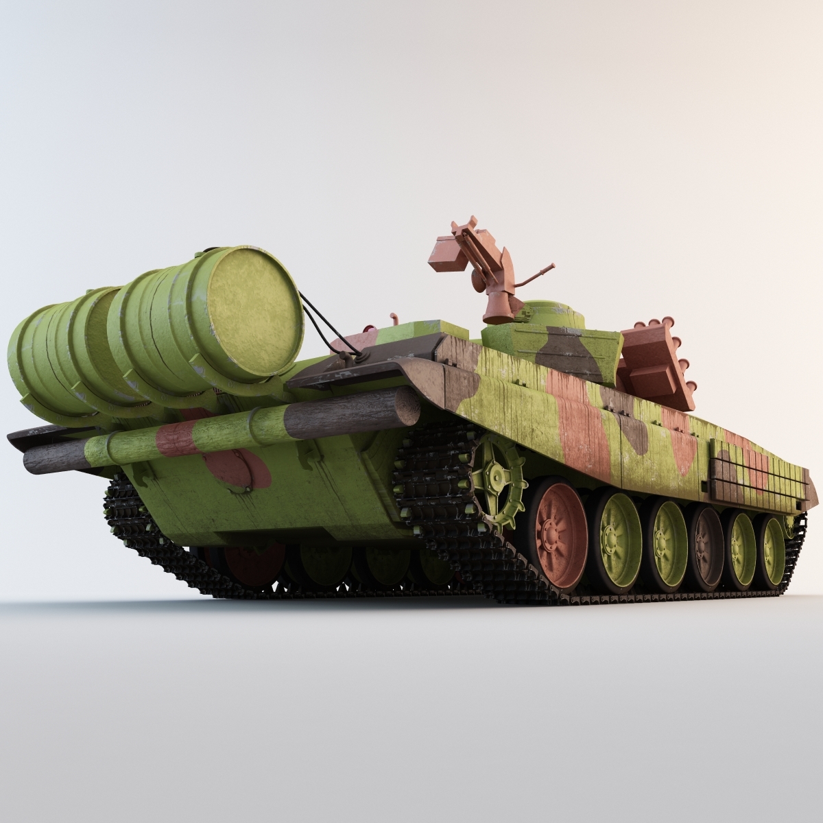polish pt-91 twardy main 3d model