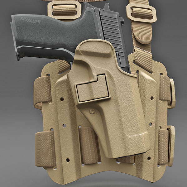 3d tactical serpa pistol holster model