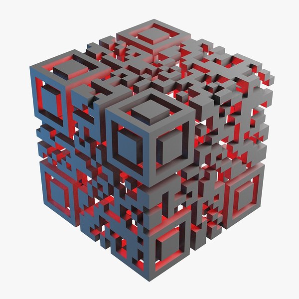 qr code 3d model