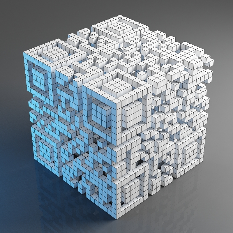 qr code 3d model