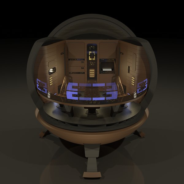 3dsmax shuttle pod